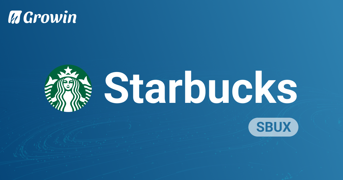 SBUX - Starbucks corporation 籌碼分析｜內部交易紀錄 - Growin